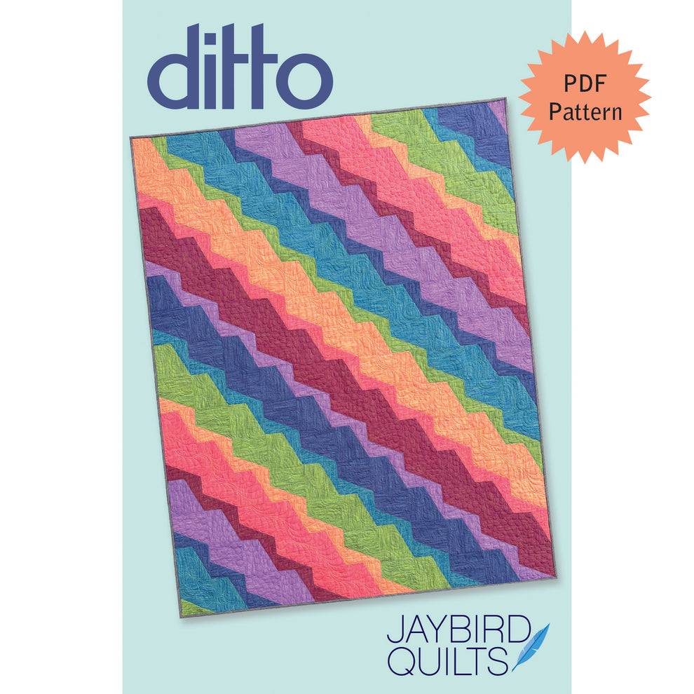 Ditto PDF Pattern – Jaybird Quilts