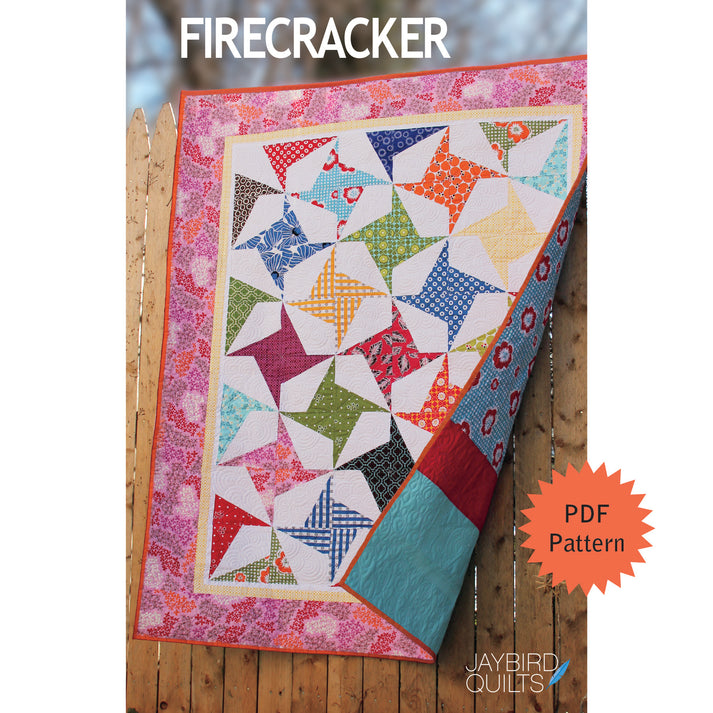 Firecracker PDF Pattern – Jaybird Quilts