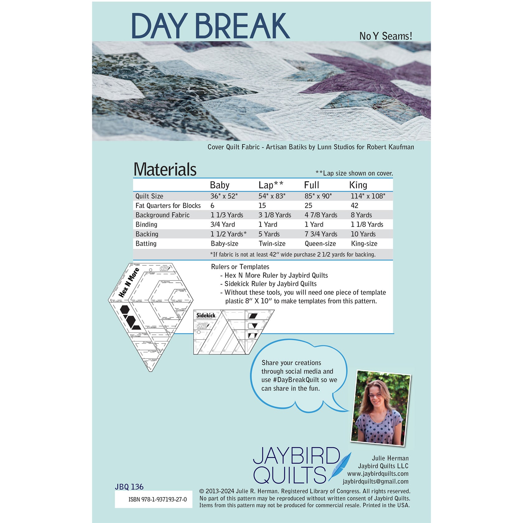 Day Break Quilt PDF Pattern – Jaybird Quilts