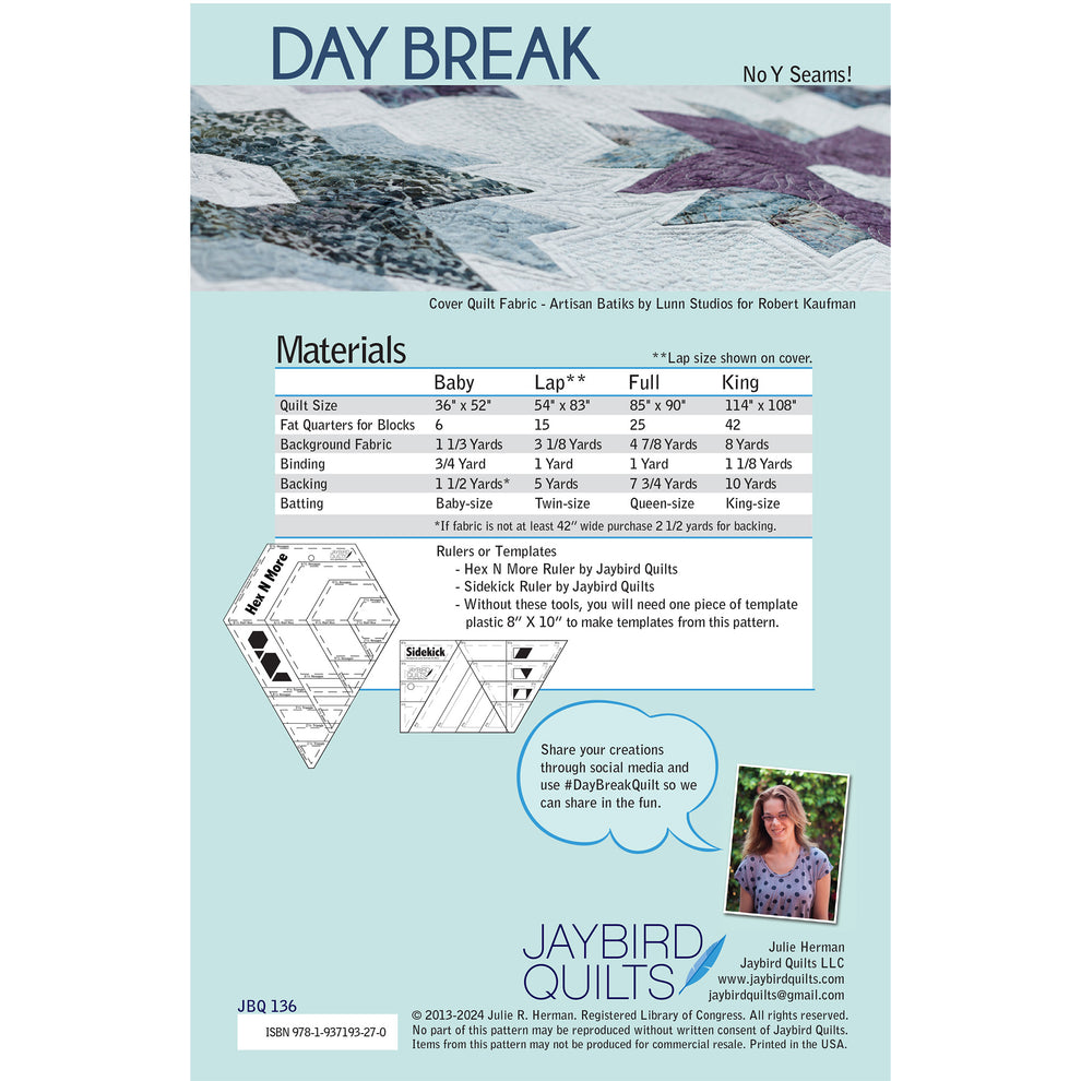 Day Break Quilt PDF Pattern – Jaybird Quilts