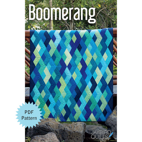 Boomerang PDF Pattern – Jaybird Quilts