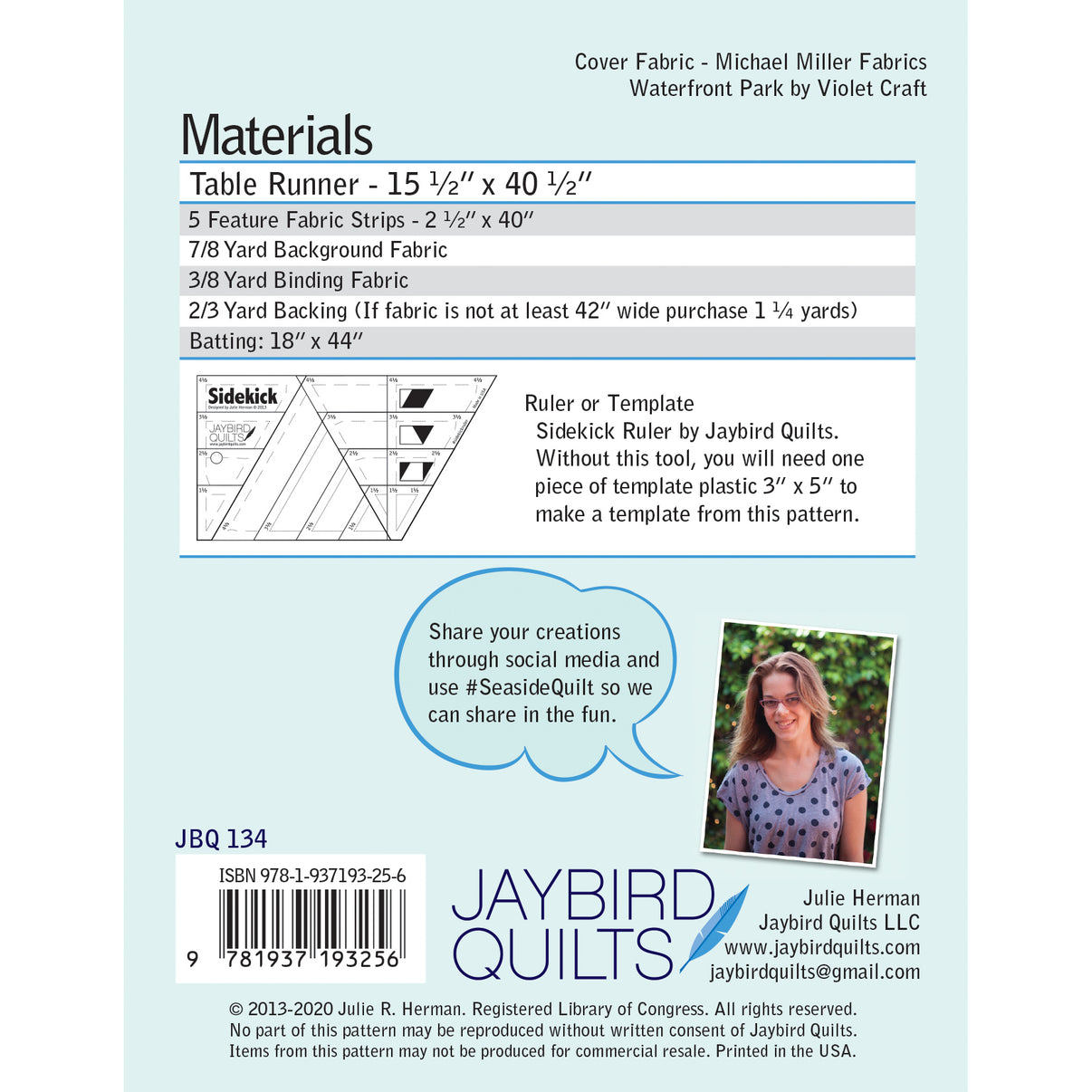 Seaside PDF Pattern – Jaybird Quilts