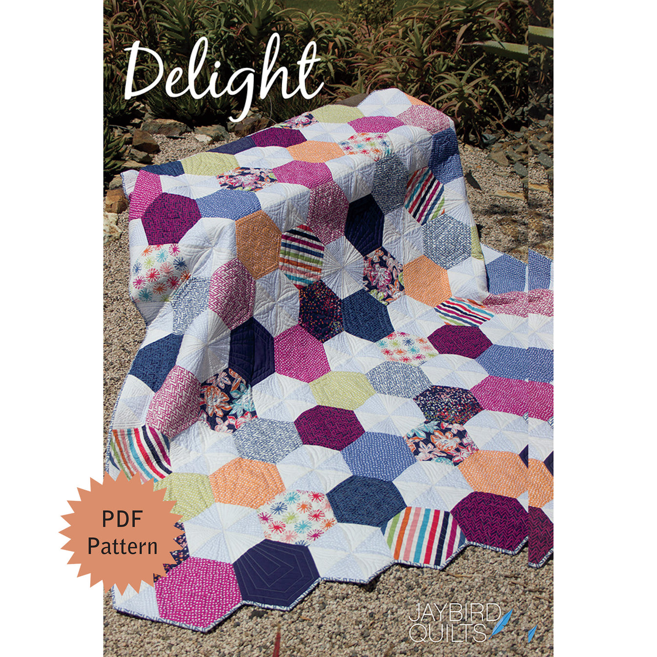 Delight PDF Pattern – Jaybird Quilts